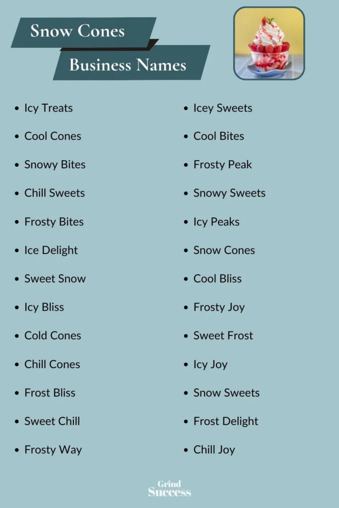 830 Best Shaved Ice Business Name Ideas 2025 830 Best Shaved Ice Business Name Ideas 2025